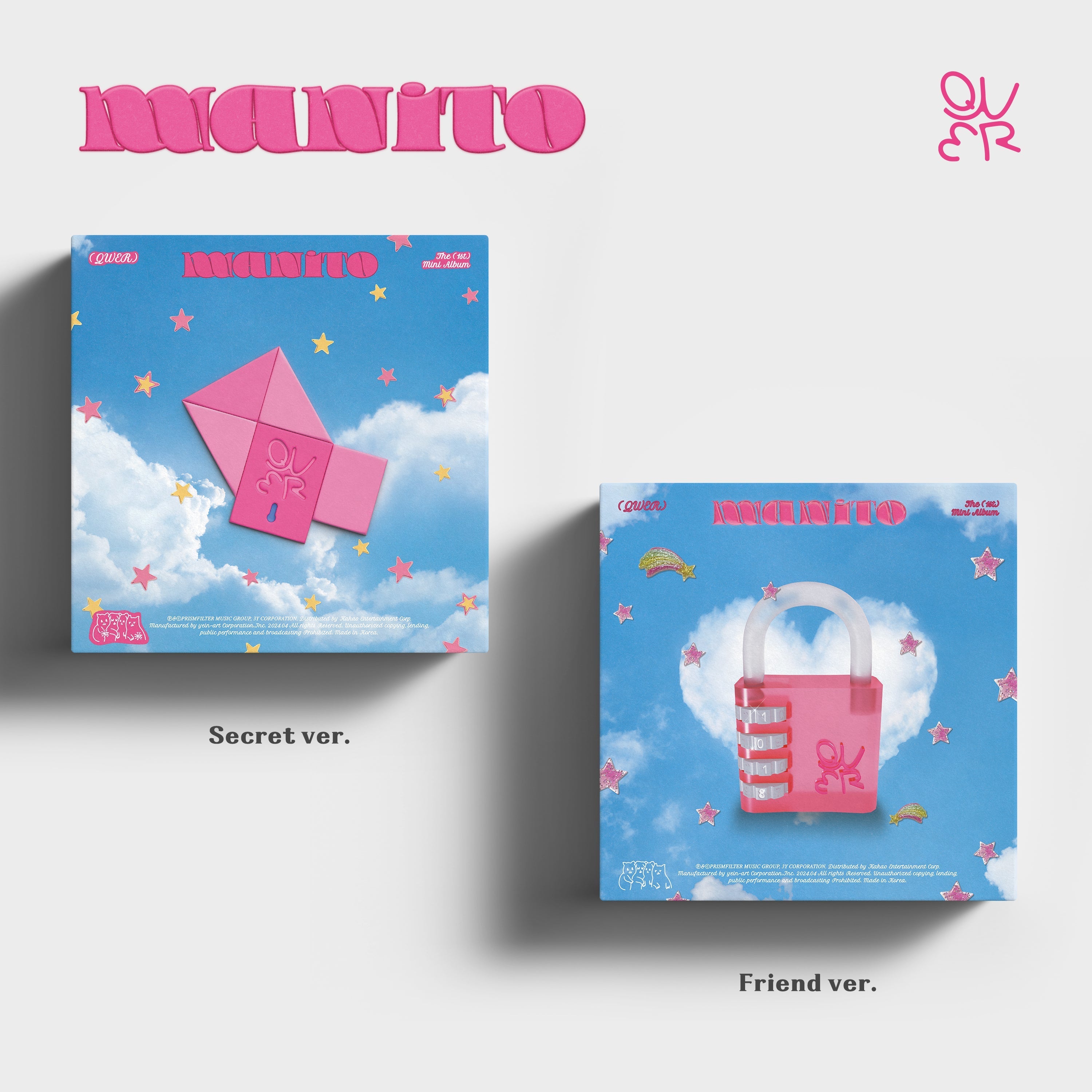 QWER - 1ST MINI ALBUM [MANITO] - Baro7 Best Kpop Store