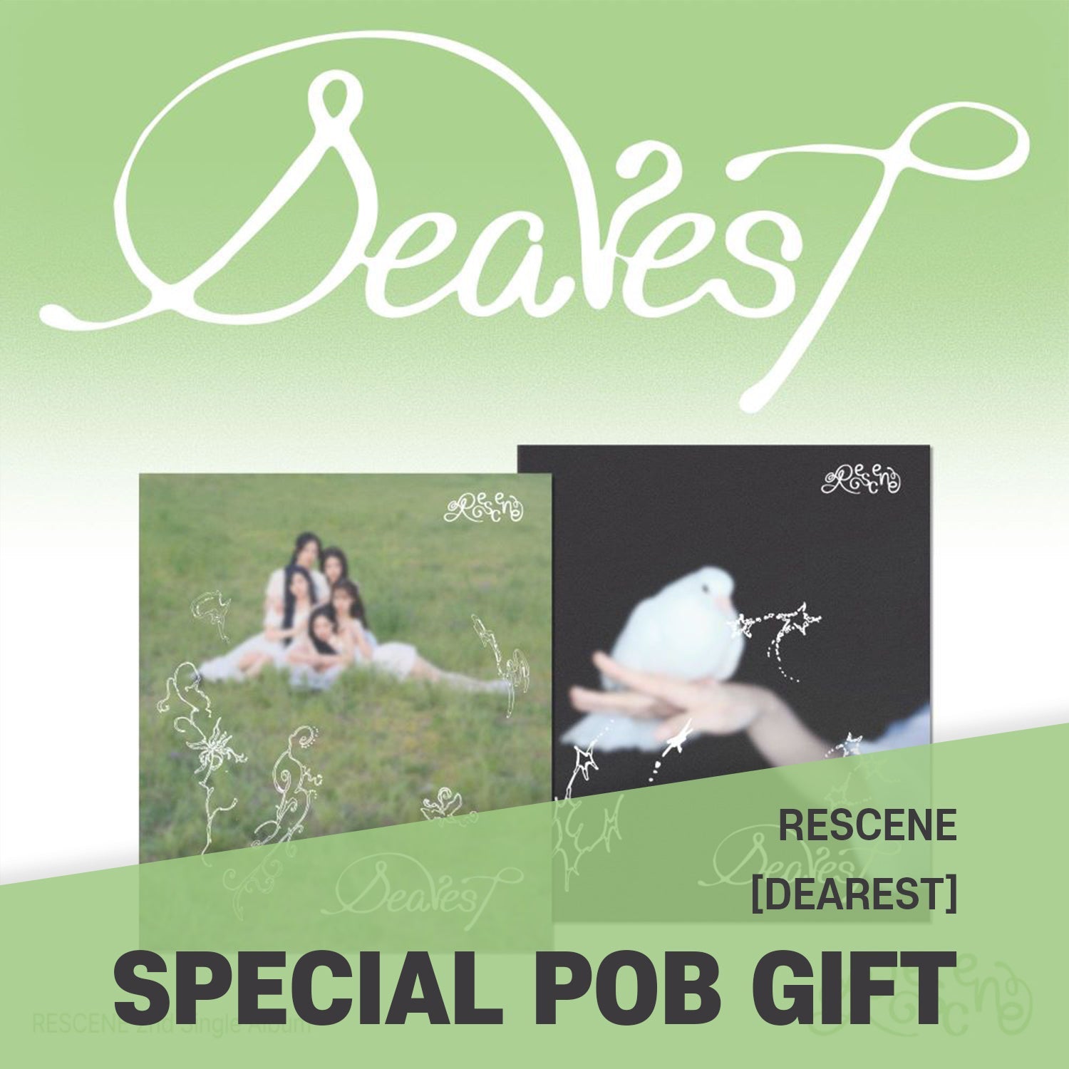 RESCENE - 2nd Single Album [Dearest] Standard Ver. / GIFT - Baro7 Best Kpop Store