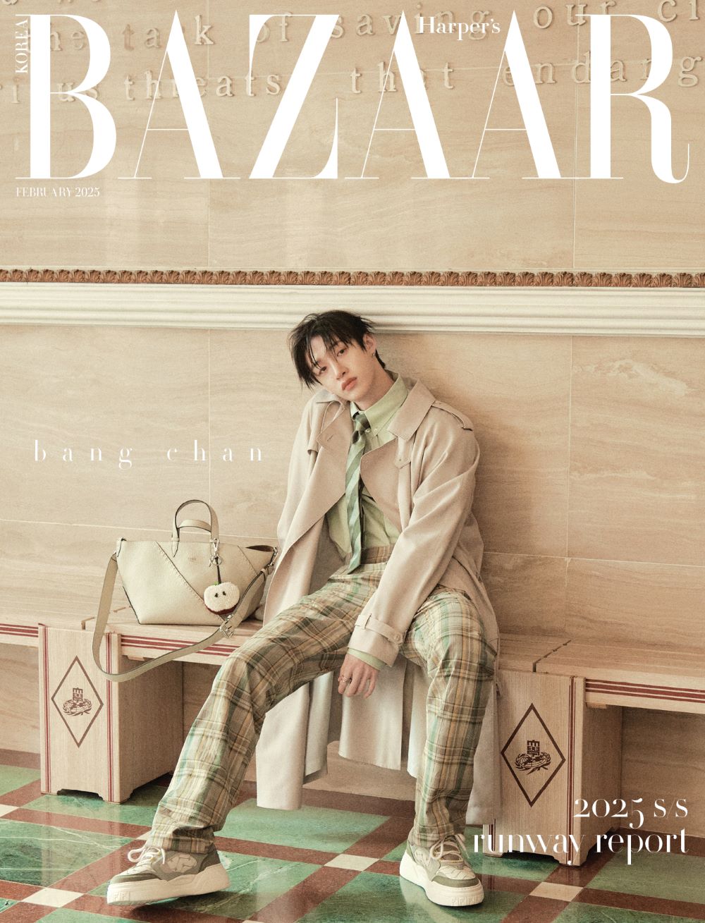 W Korea Magazine V BTS V TAEHYUNG Bazaar Magazine Korea February 2024 ...