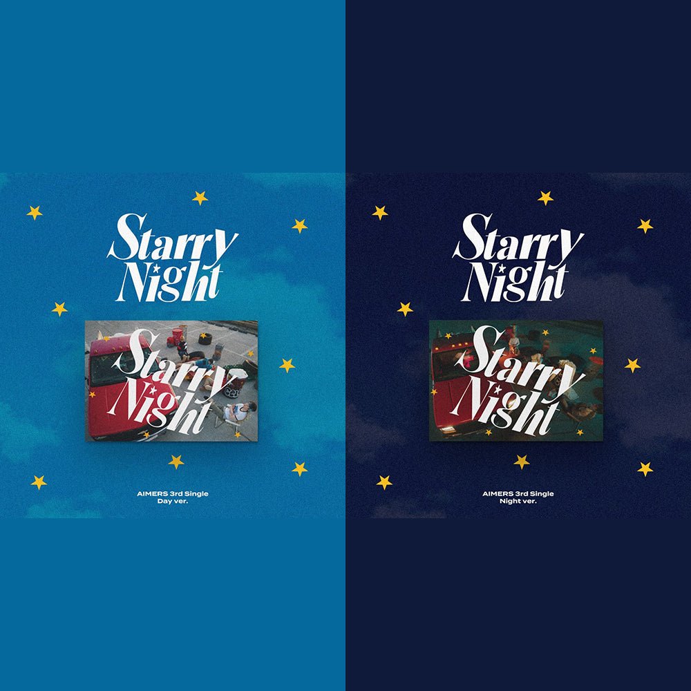 [SET] AIMERS - 3rd Single Album [Starry Night] - Baro7 Best Kpop Store