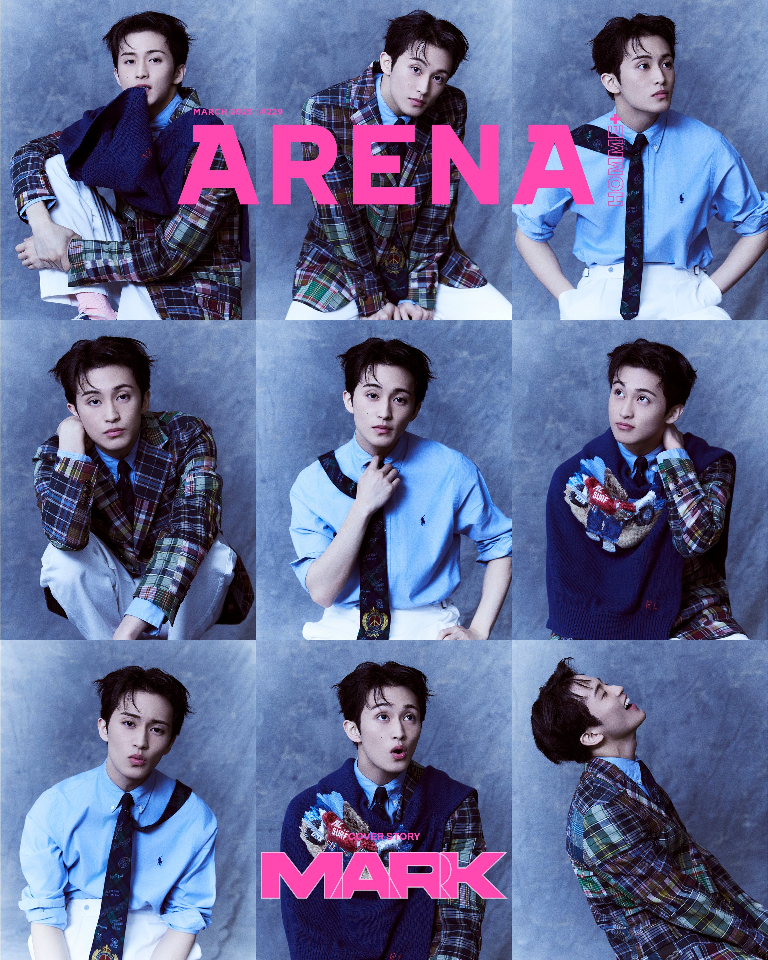 ARENA HOMME+ - [2025, March] - Cover : NCT MARK TYPE B - Baro7 Best ...