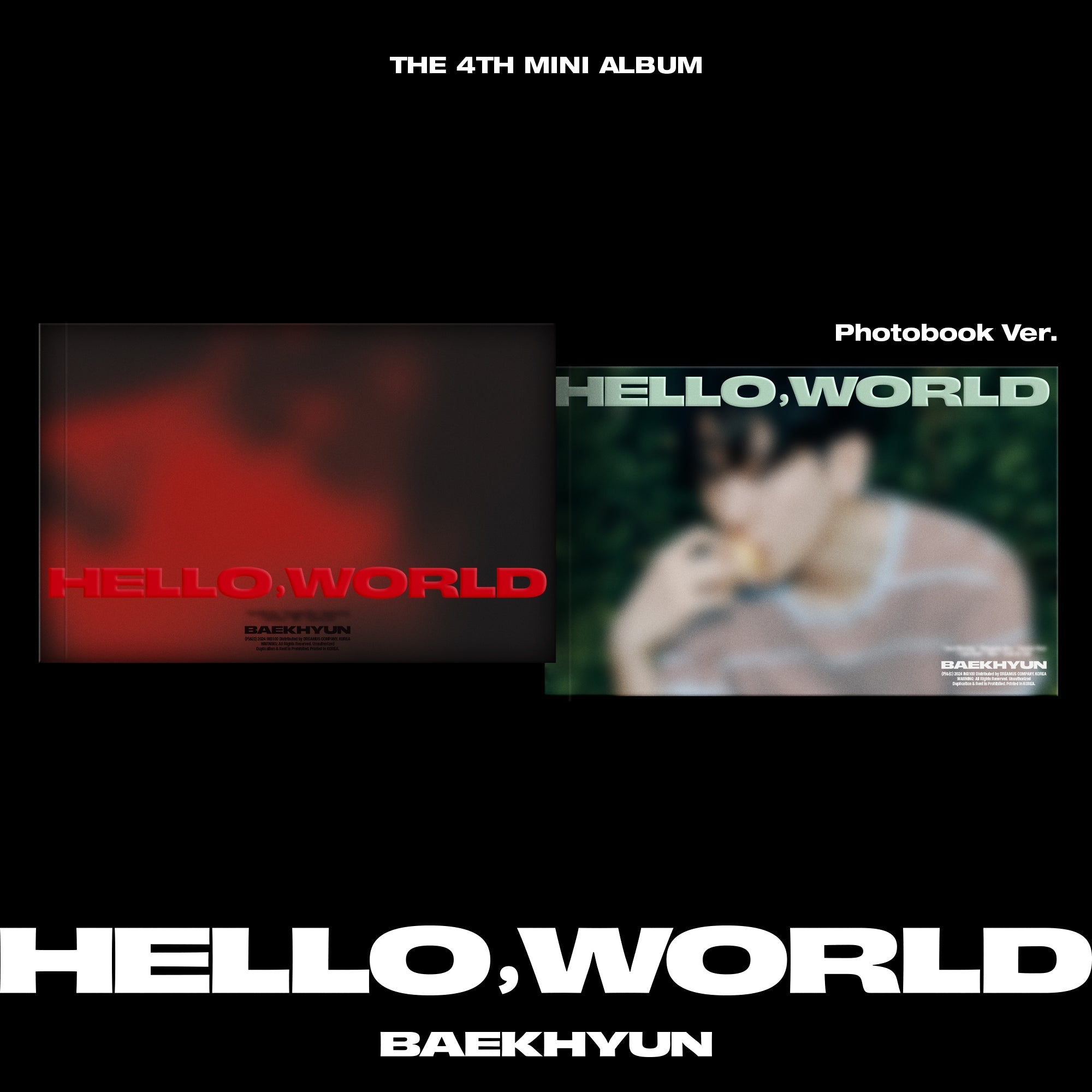 BAEKHYUN - 4th Mini Album [Hello, World] Photobook Ver. - Baro7 Best ...