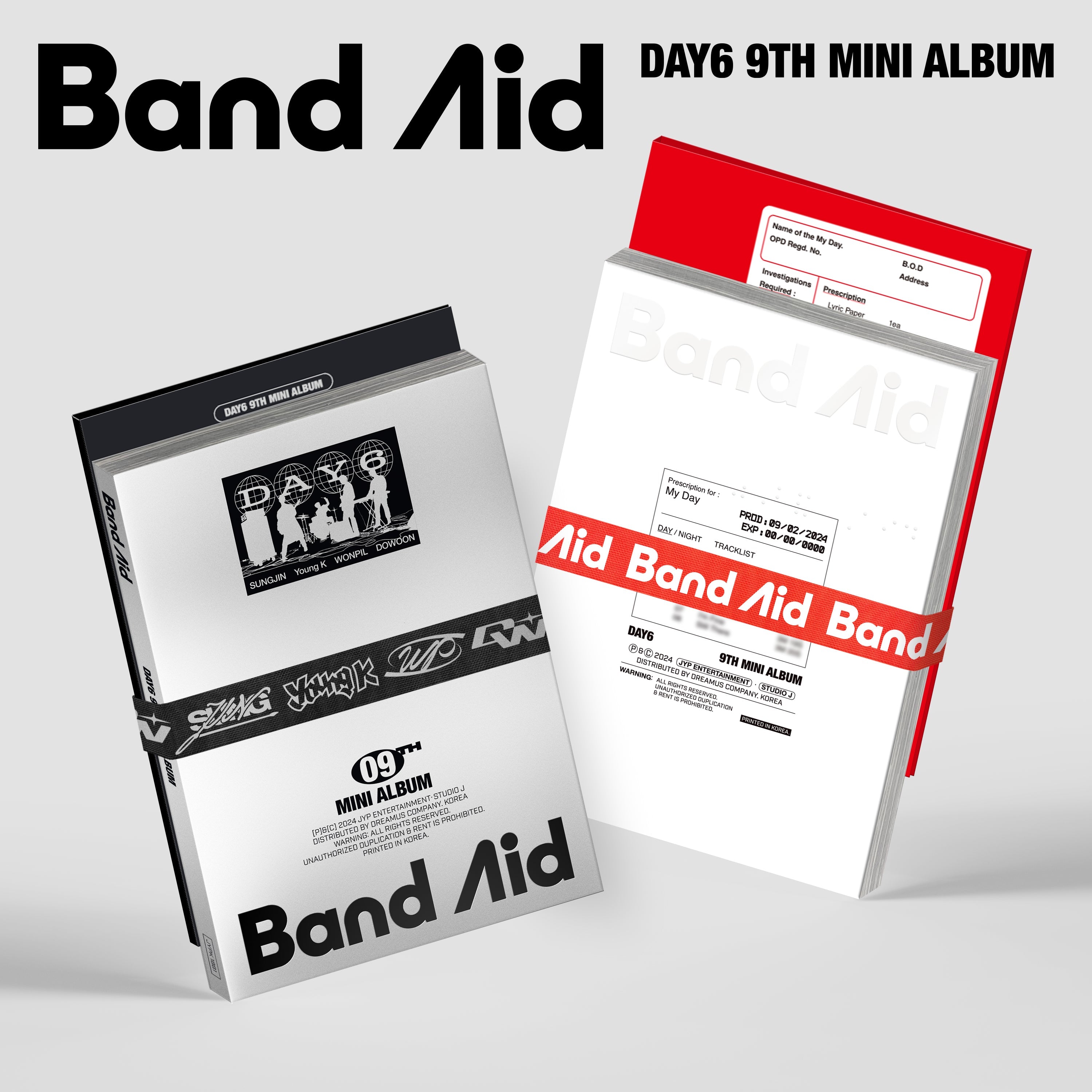 DAY6 - 9th Mini Album [Band Aid] - Baro7 Best Kpop Store