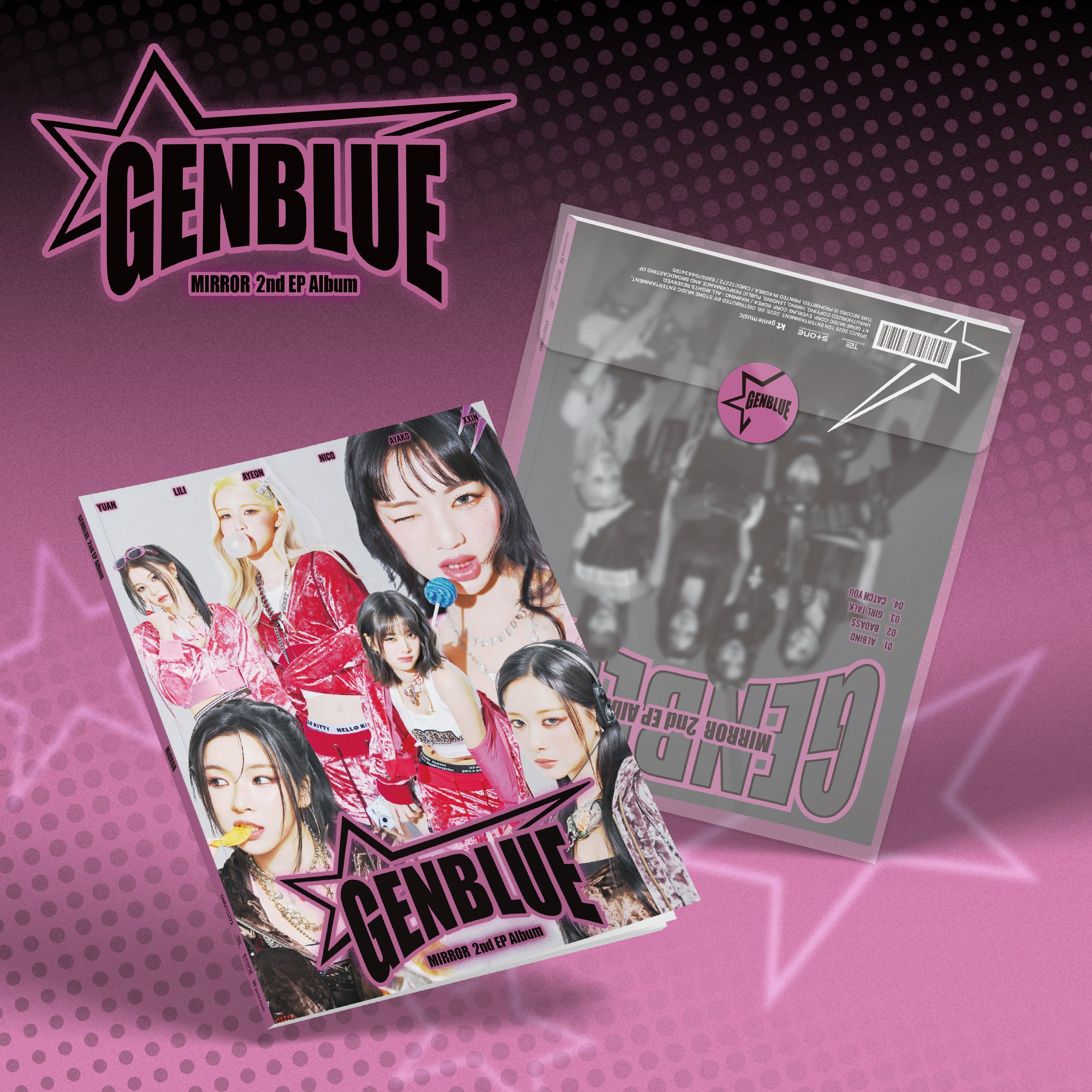 GENBLUE - 2nd Mini Album [MIRROR] - Baro7 Best Kpop Store