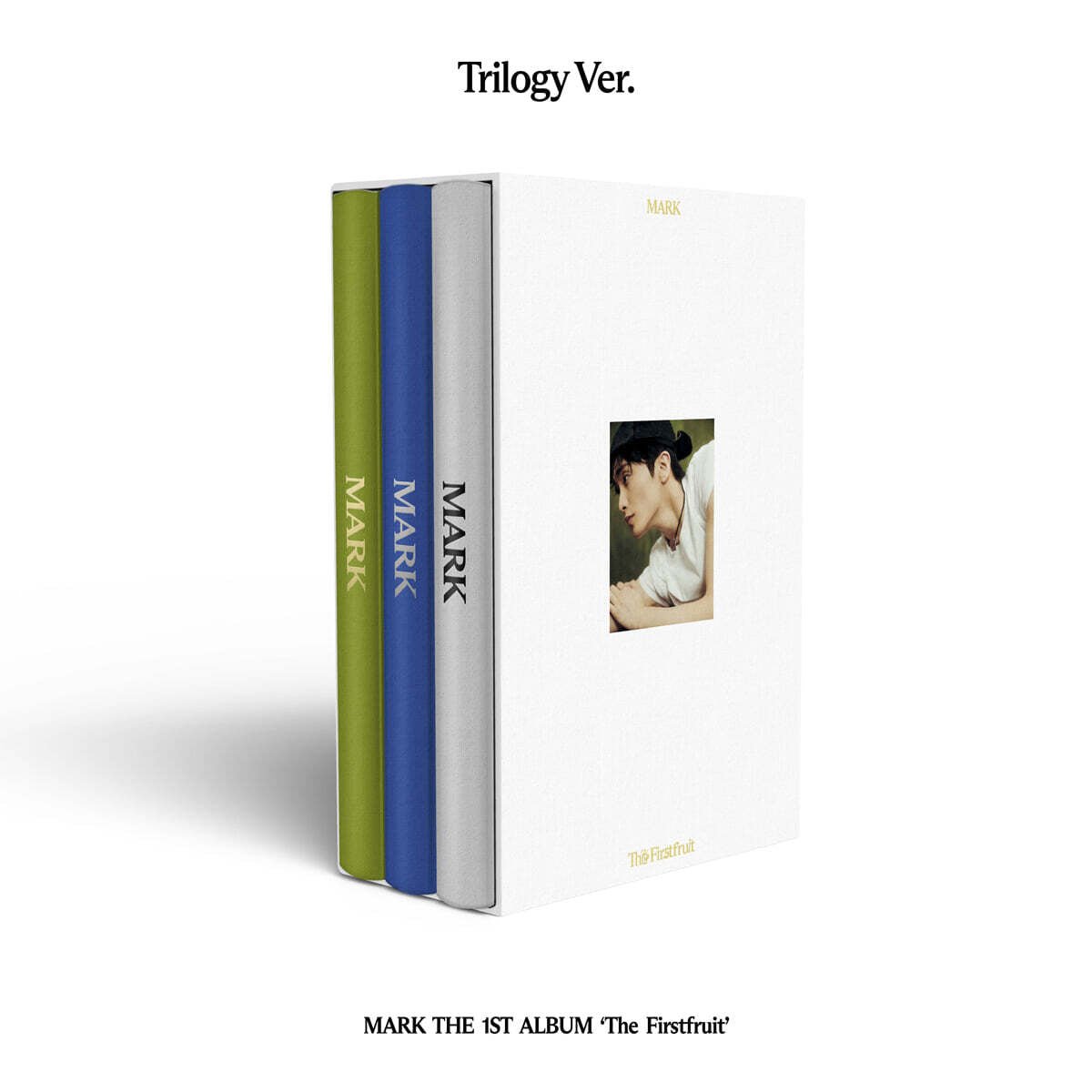 MARK - อัลบั้มแรก [The Firstfruit] Trilogy Ver. (ชุด Photobook) - Baro7 Best Kpop Store