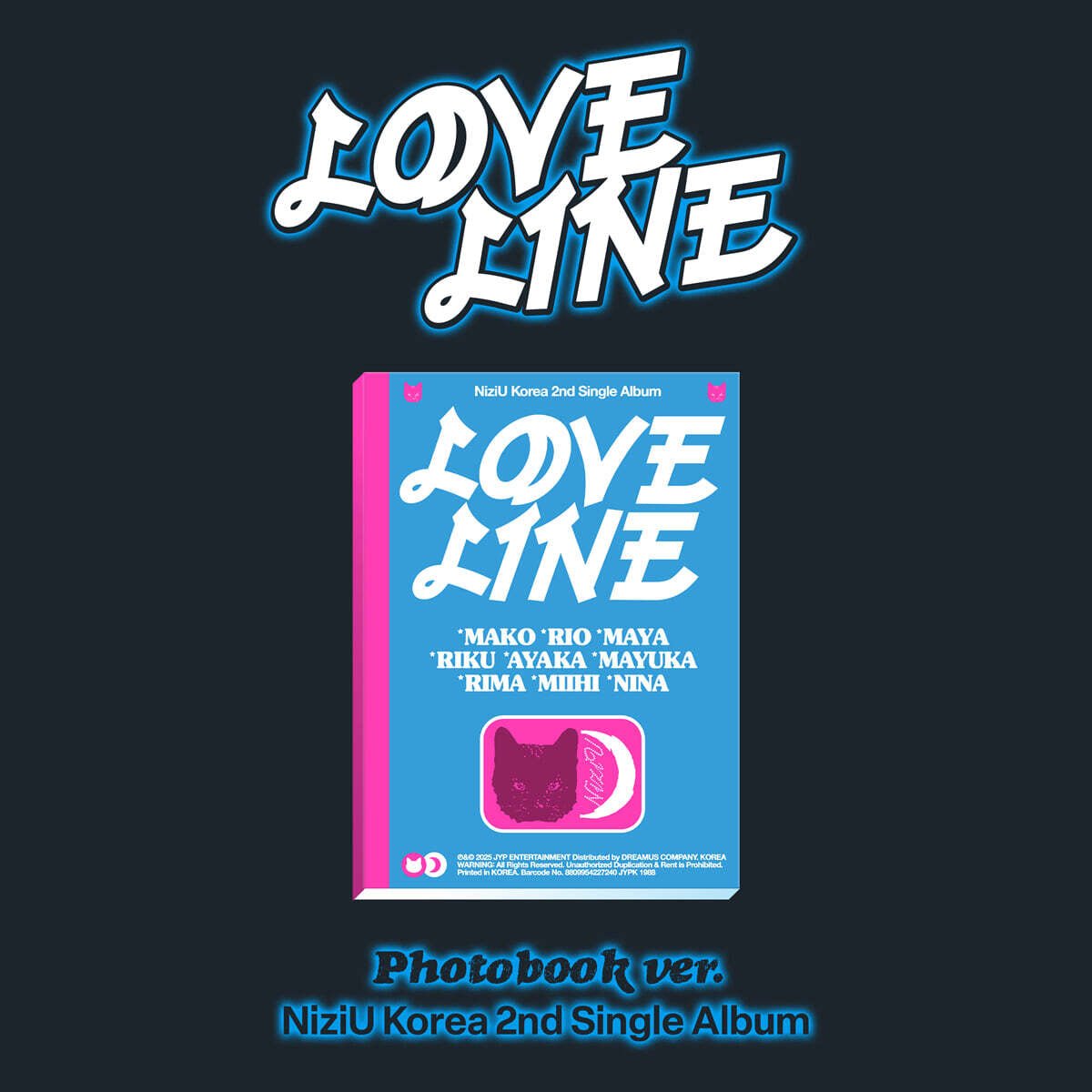 NiziU - Korea 2nd Single Album [LOVE LINE] Photobook Ver. - Baro7 Best Kpop Store
