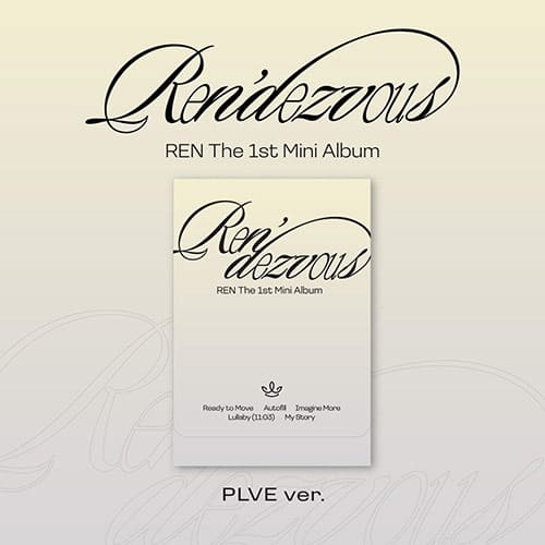 REN -1ST MINI ALBUM [Ren'dezvous] PLVE Ver. - Baro7 Best Kpop Store